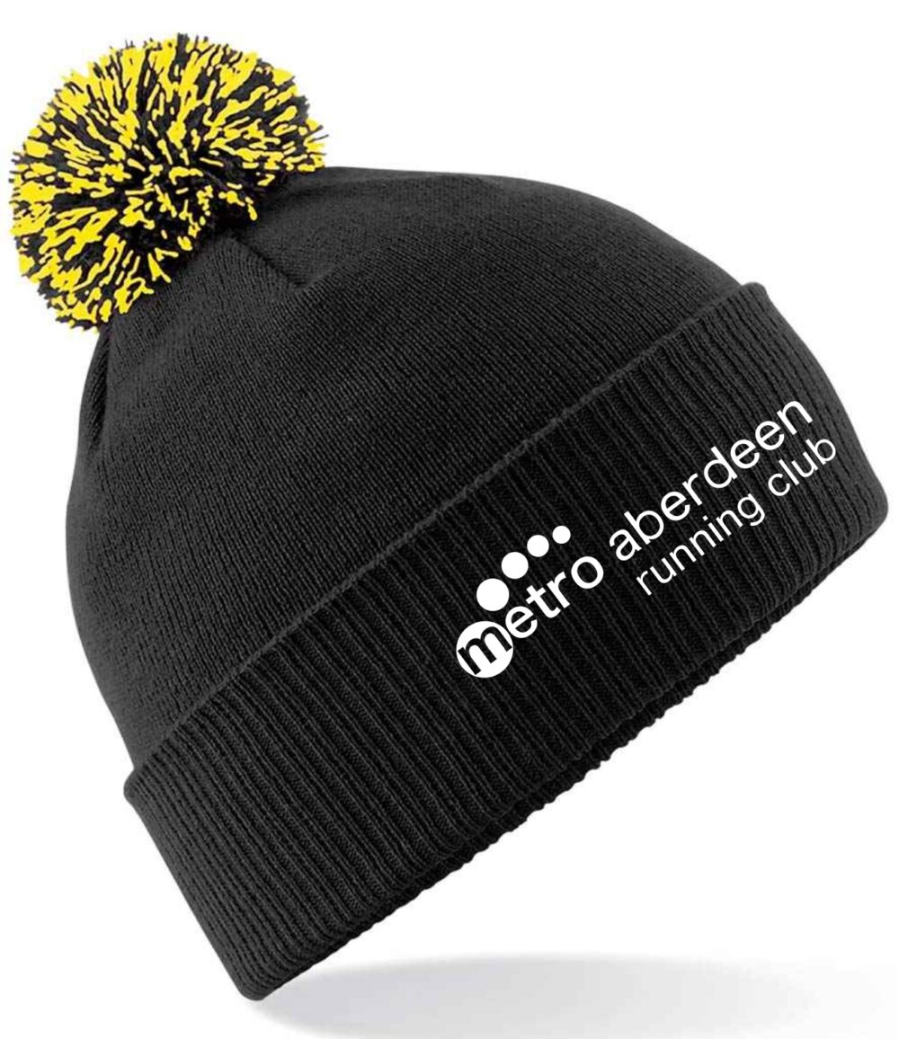Metro Aberdeen Running Club Bobble Hat | The Soccer Shop:Direct