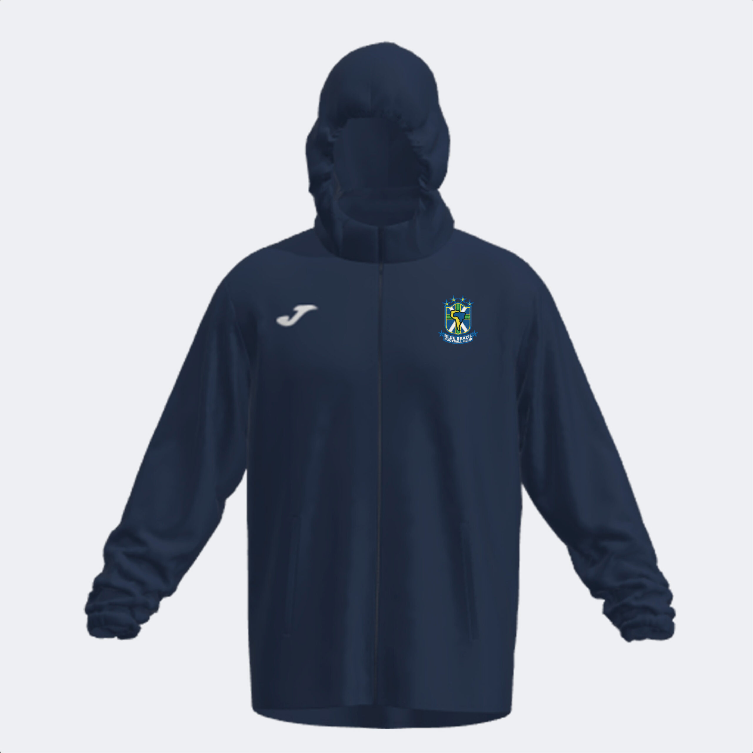 Blue Brazil FC - Training Rain Jacket | The Soccer Shop:Direct
