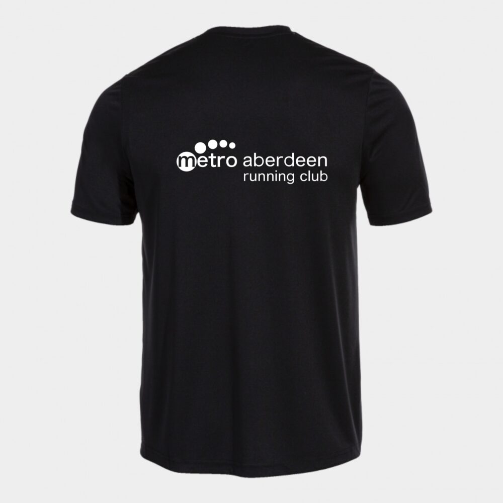 Metro Aberdeen Running Club Black T-Shirt - Mens | The Soccer Shop:Direct