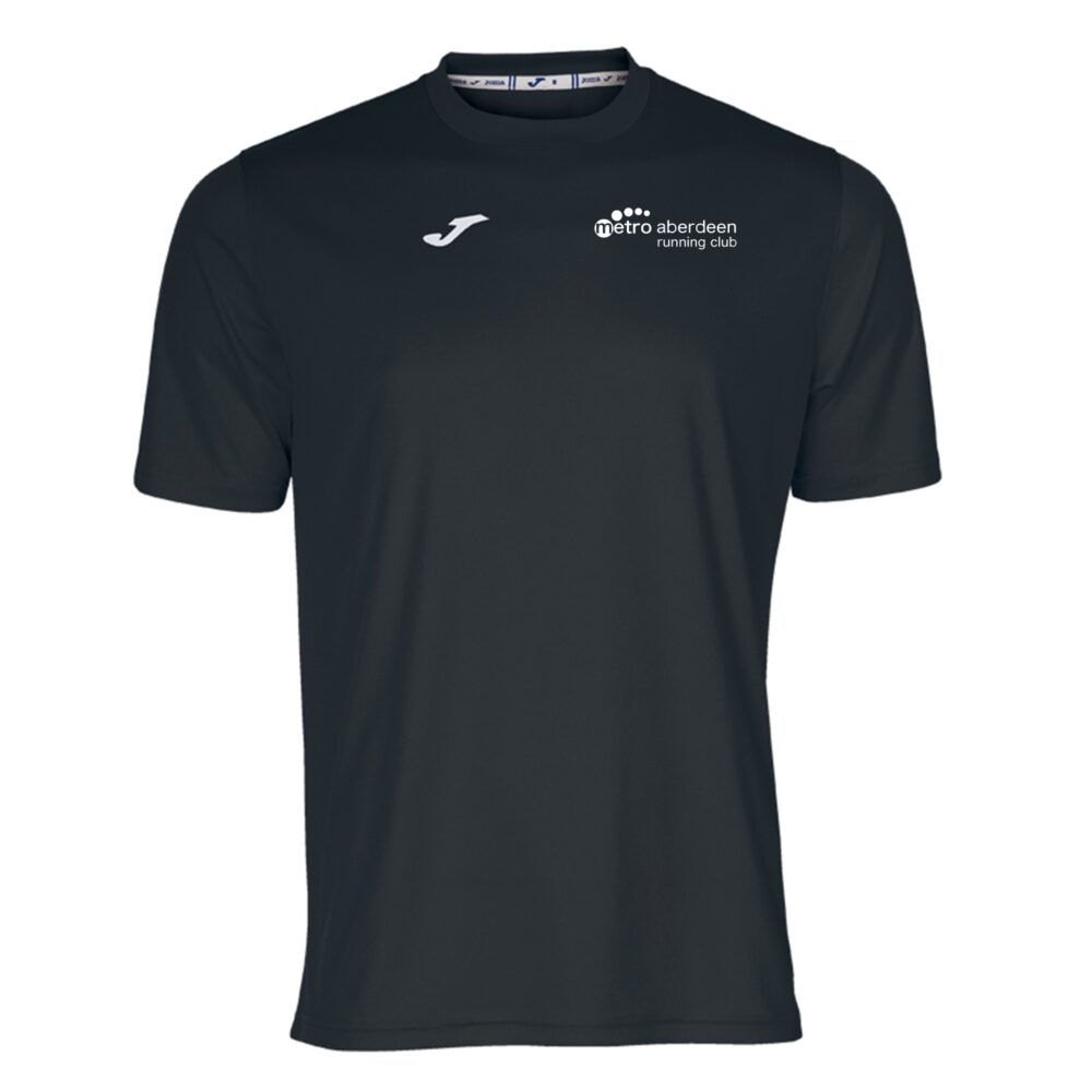 Metro Aberdeen Running Club Black T-Shirt - Mens | The Soccer Shop:Direct